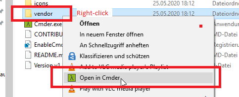 How to add CMDER (Console Emulation) on right-click to the context menu ...